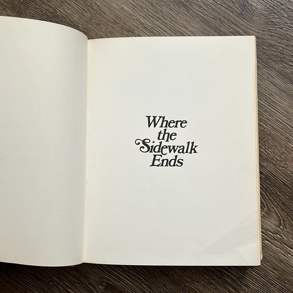 Accents | 1974 First Edition Where The Sidewalk Ends Vintage Book ...